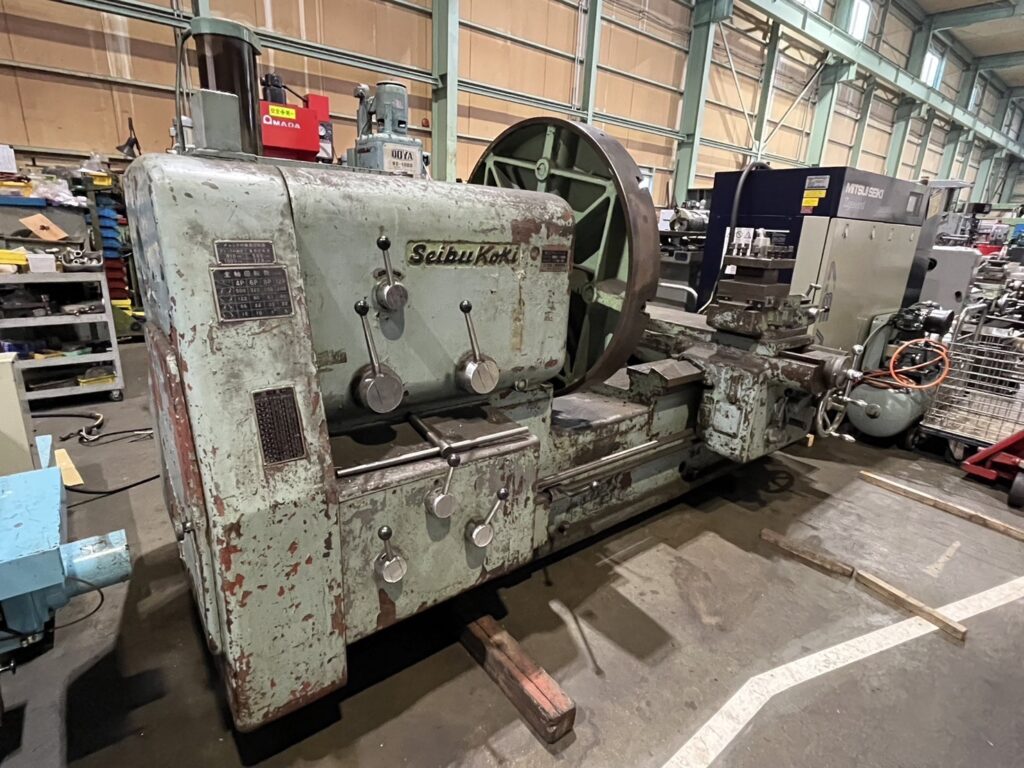 φ1000 big chuck Japan made face lathe for sale || Tobiko Int